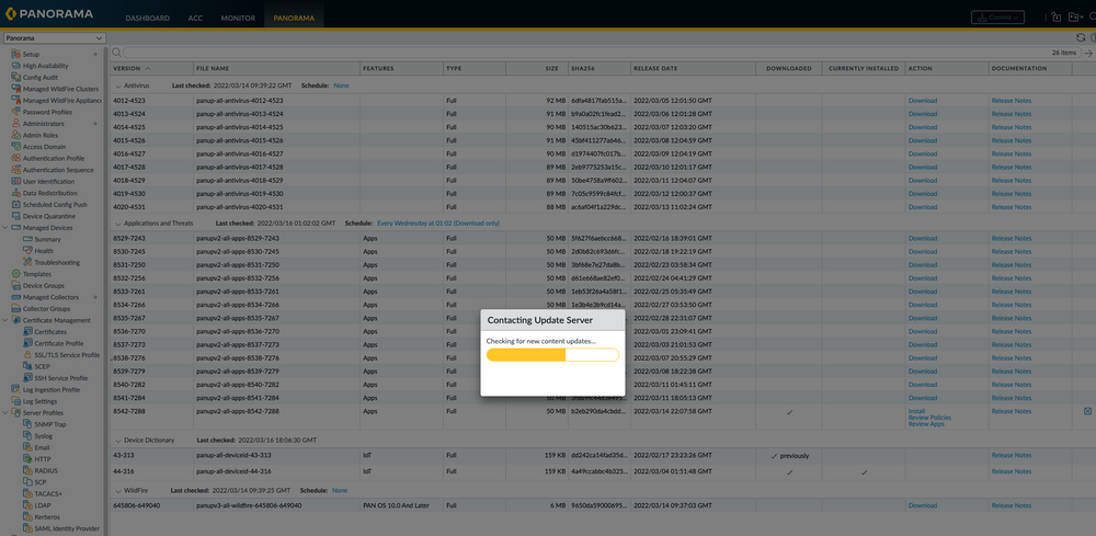 Upgrading Panorama Pan Os Software