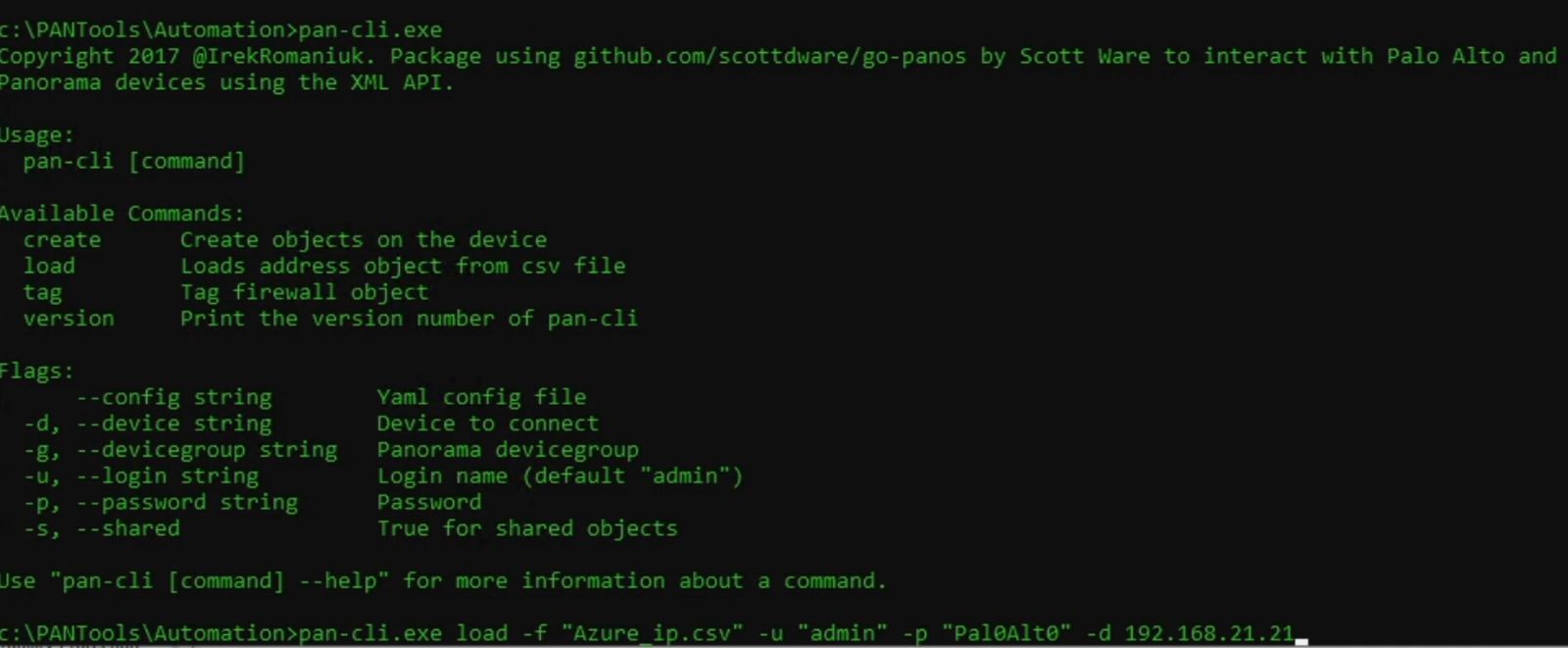 How to automatically bulk import address objects into Palo Alto Firewall.