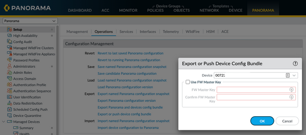Migrate a HA Pair of PAN-OS firewalls into Panorama